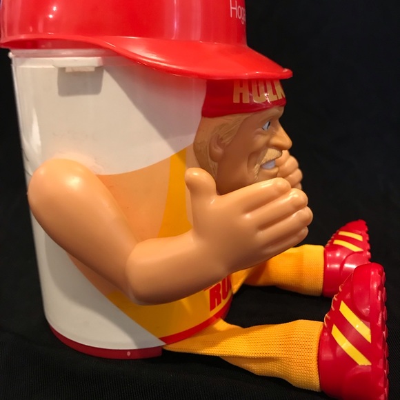 Other | Rare Vintage Collectible Hulk Hogan Wwe Wwf Puppet Cooler Cup ...